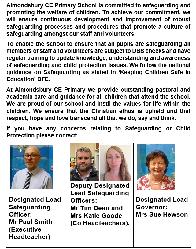 Safeguarding - Almondsbury Church of England Primary School